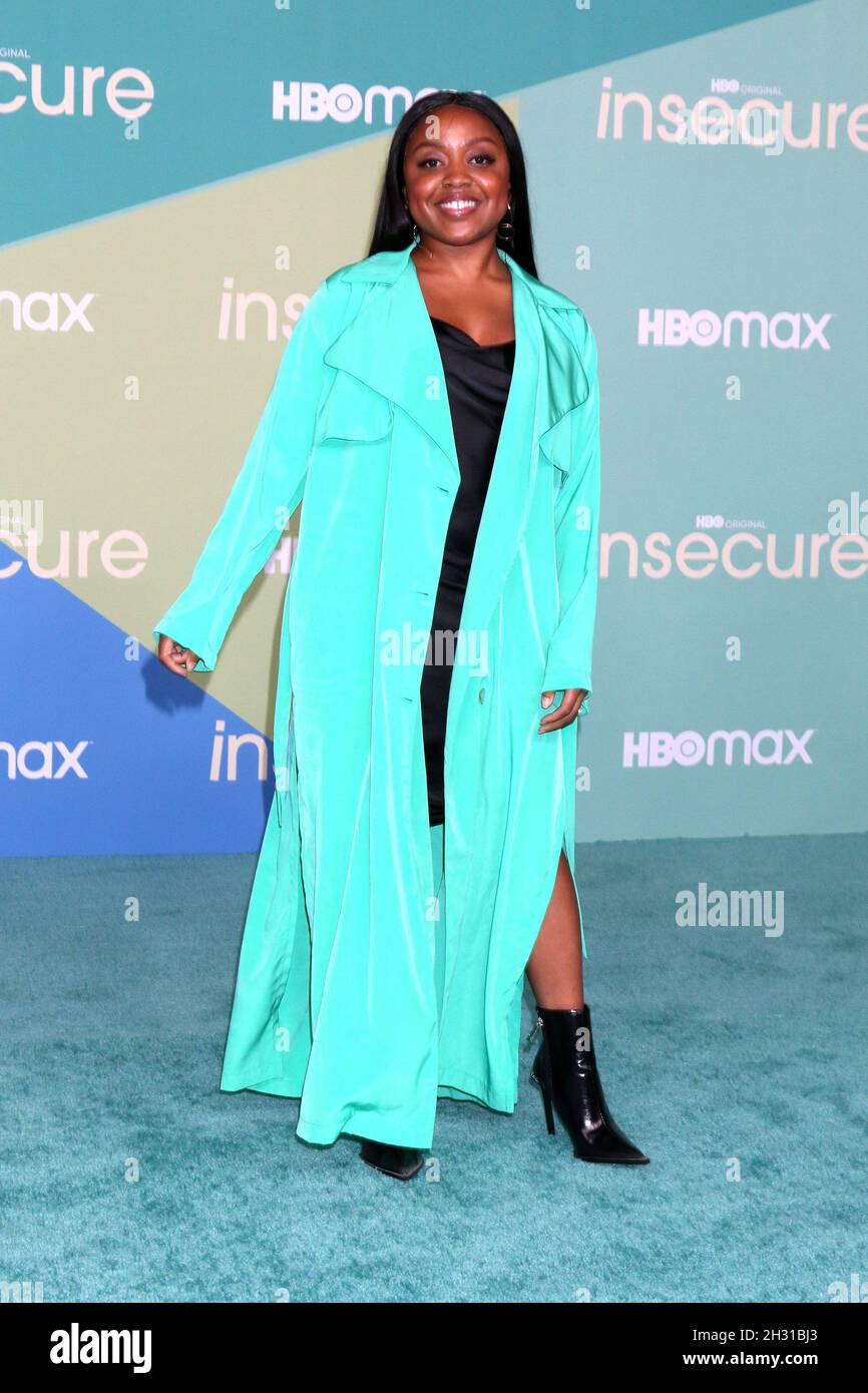 LOS ANGELES - OCT 21: Quinta Brunson at the Insecure Season 5 Premiere ...