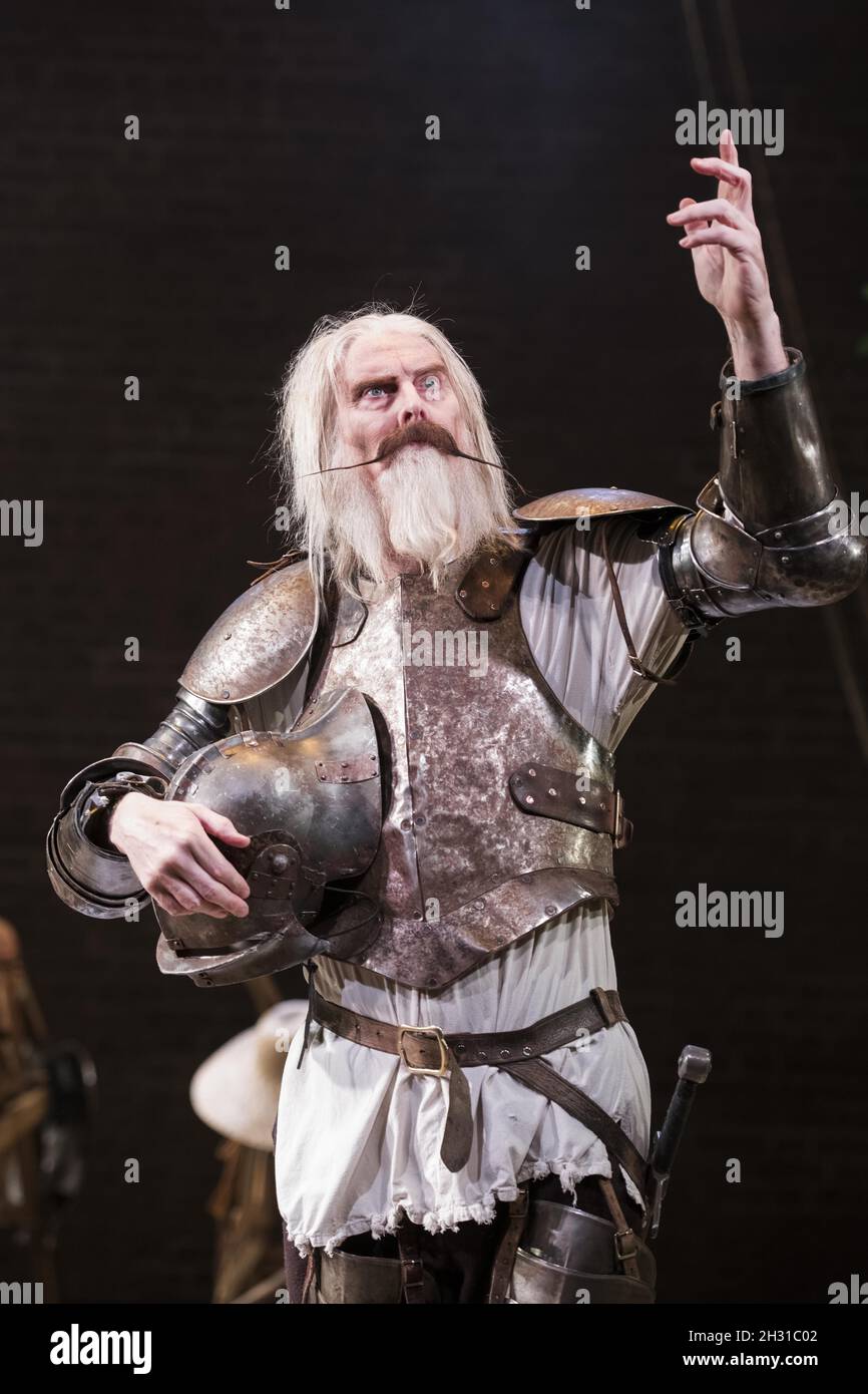 David Threlfall on stage during the Don Quixote photocall at the ...