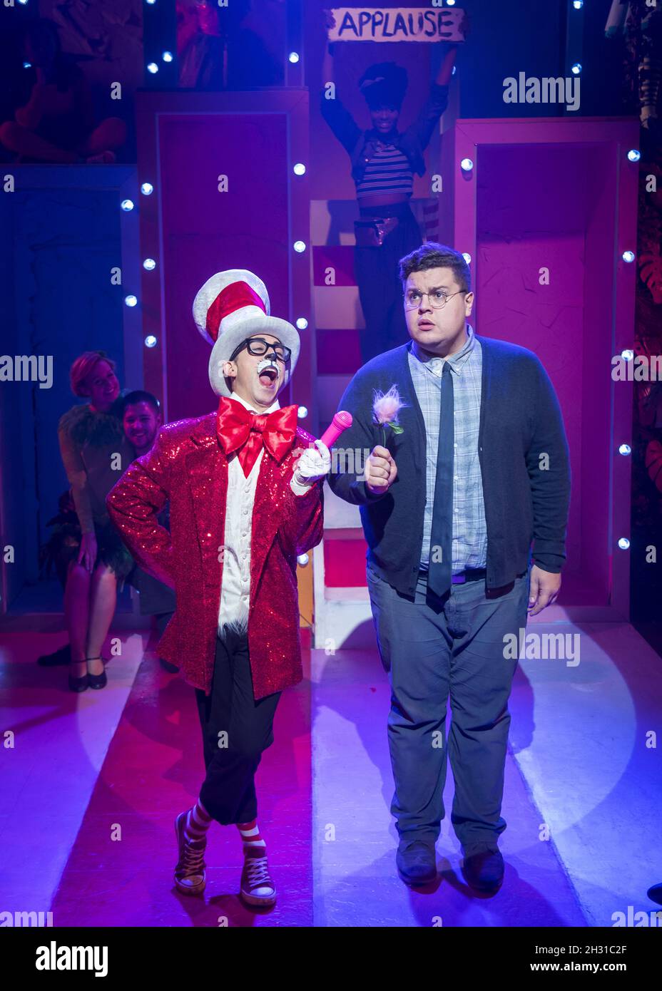 Marc Pickering as Cat in The Hat and Scott Paige as Horton the Elephant ...