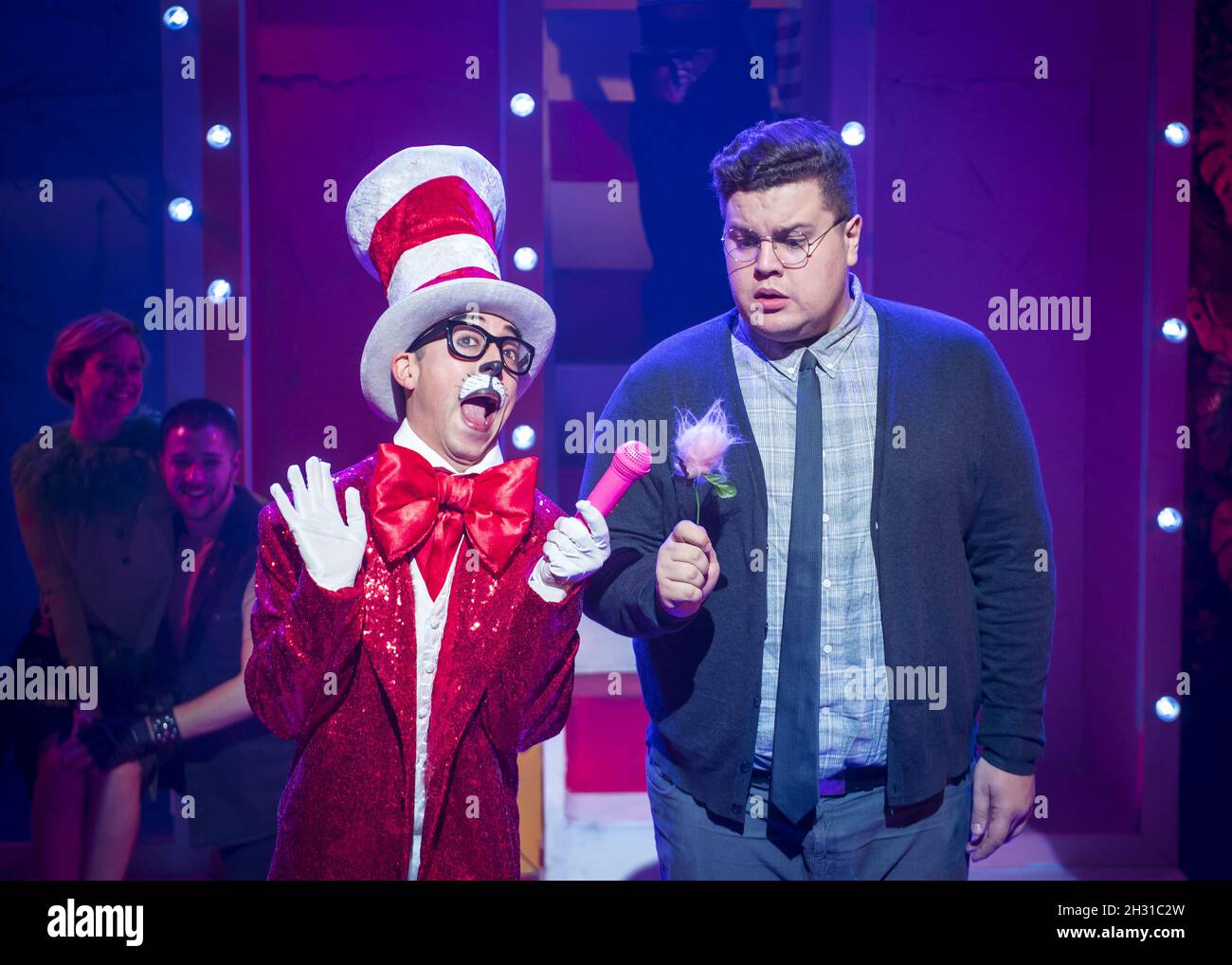 Marc Pickering as Cat in The Hat and Scott Paige as Horton the Elephant ...