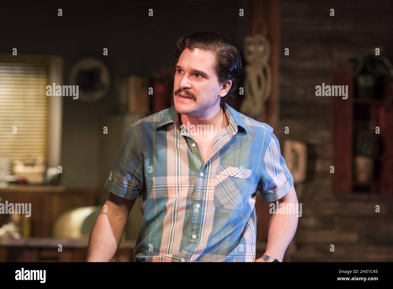 Kit Harington performs on stage during the True West photocall at the ...