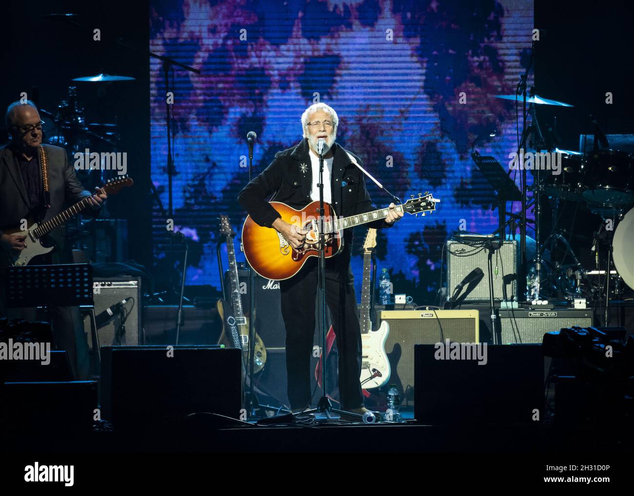 Yusuf performs live during the Music for Marsden concert at the O2 ...