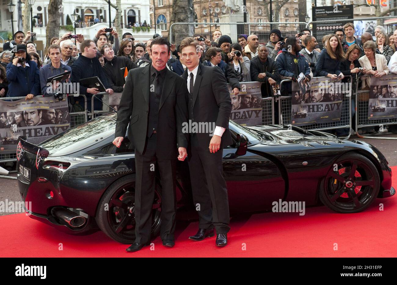 Gary Stretch and Lee Ryan arriving at the World Premiere of The Heavy ...