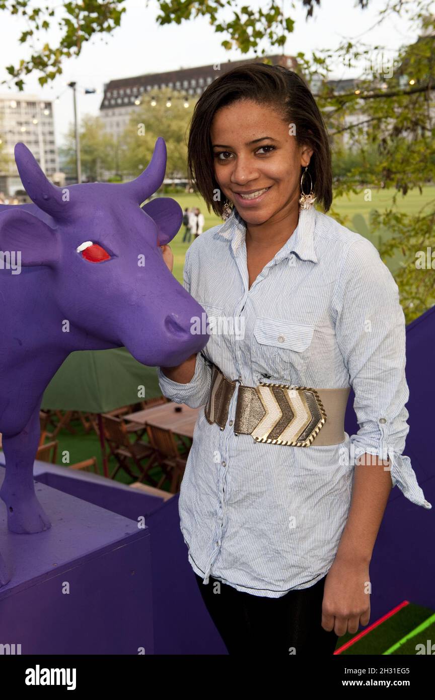 Larissa Wilson attends the E4 Udderbelly launch Party at Southbank ...