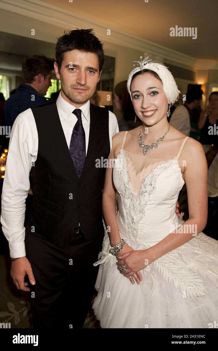 Tom Chambers and ballerina at The English National Ballet's Swan Lake ...