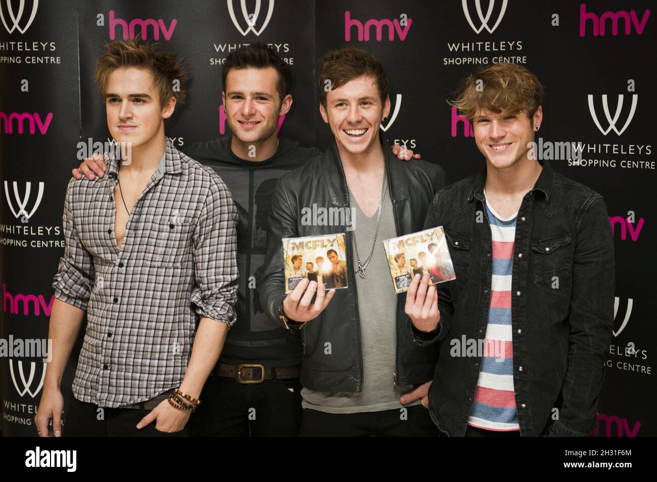 Mcfly meet fans to celebrate the release of their new single 'Shine a ...