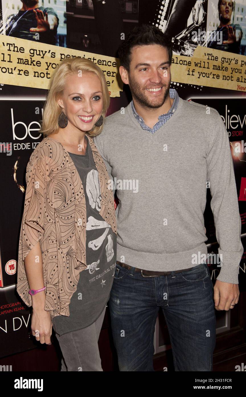 Camilla Dallerup and Kevin Sacre arrive at the DVD release of 'Believe ...