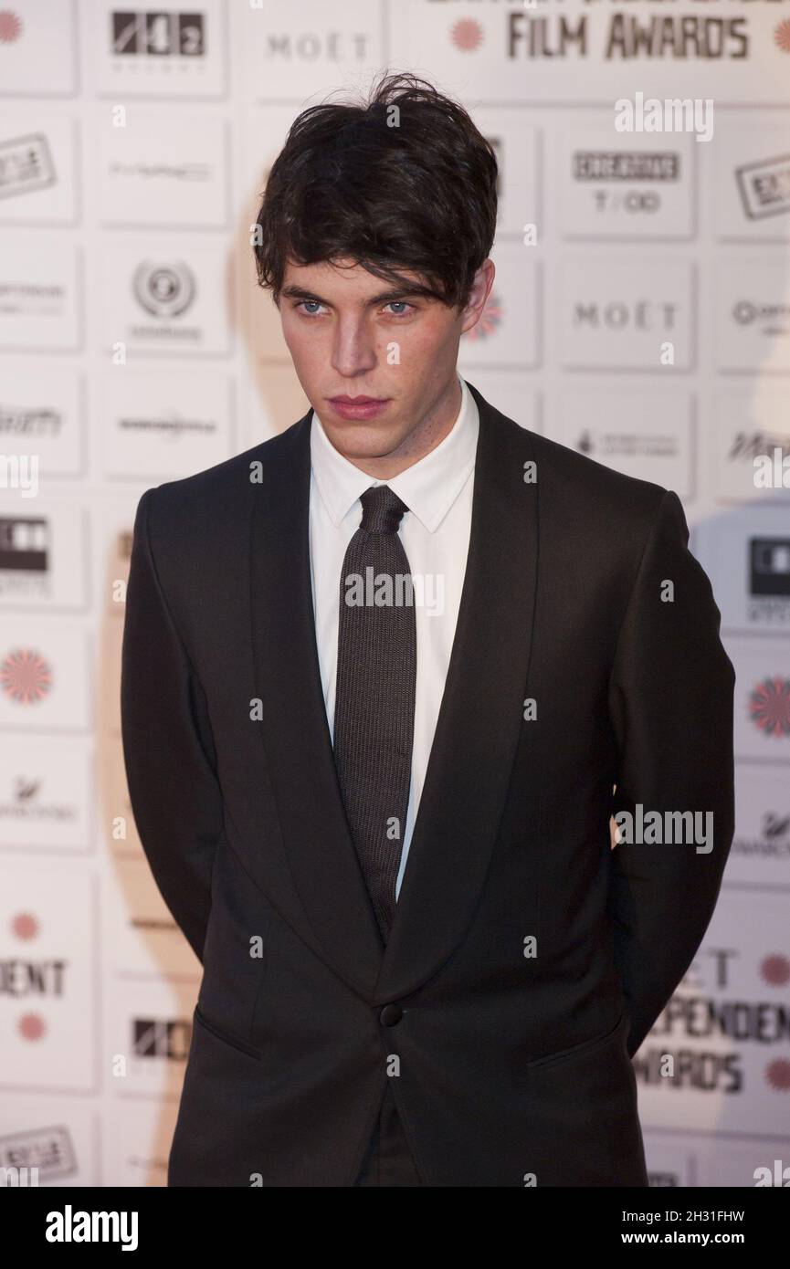Tom Hughes (most promising newcomer nominee) attends The MOET British ...