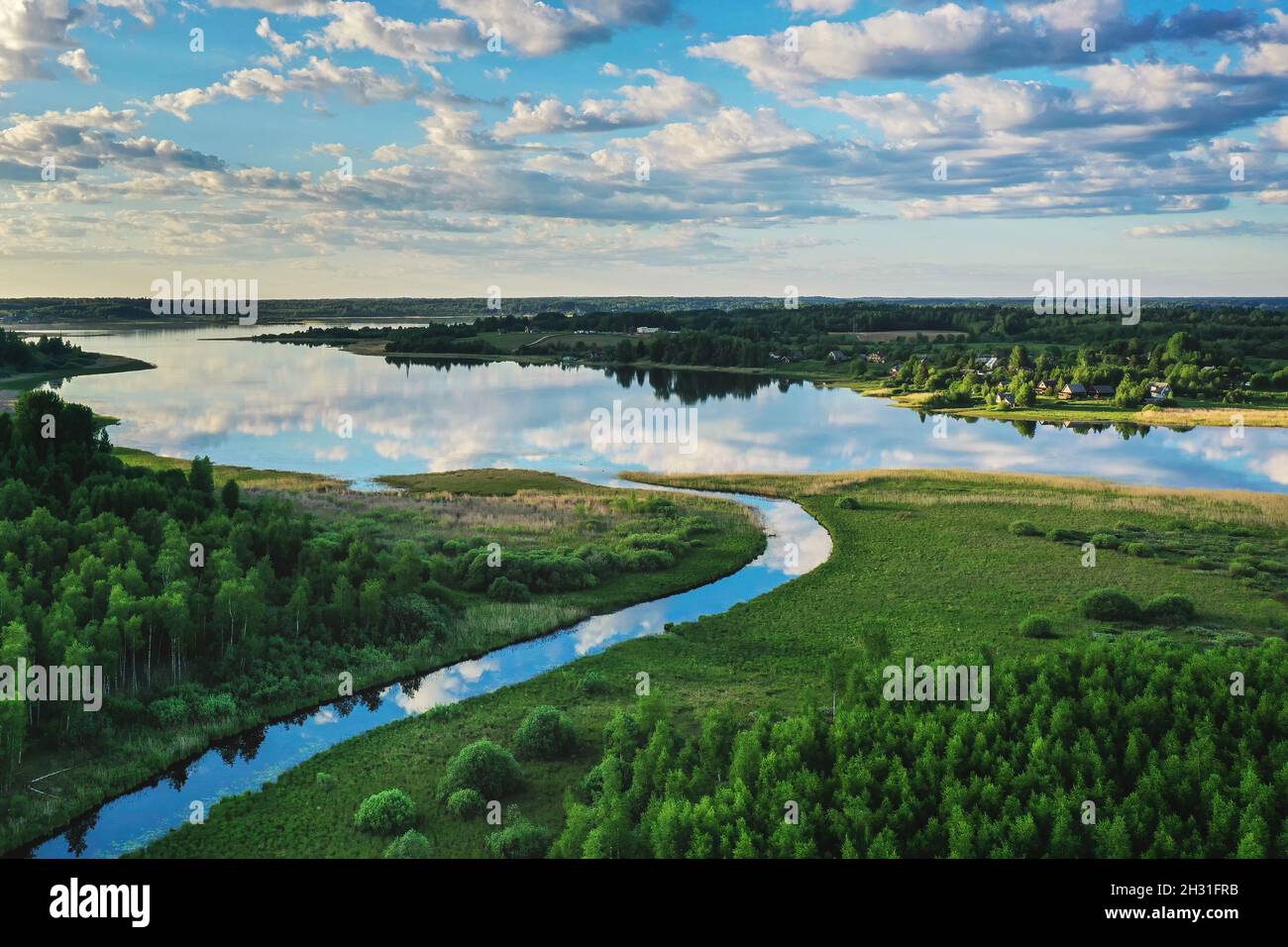 Blue clouds sky hdr weather hi-res stock photography and images - Alamy