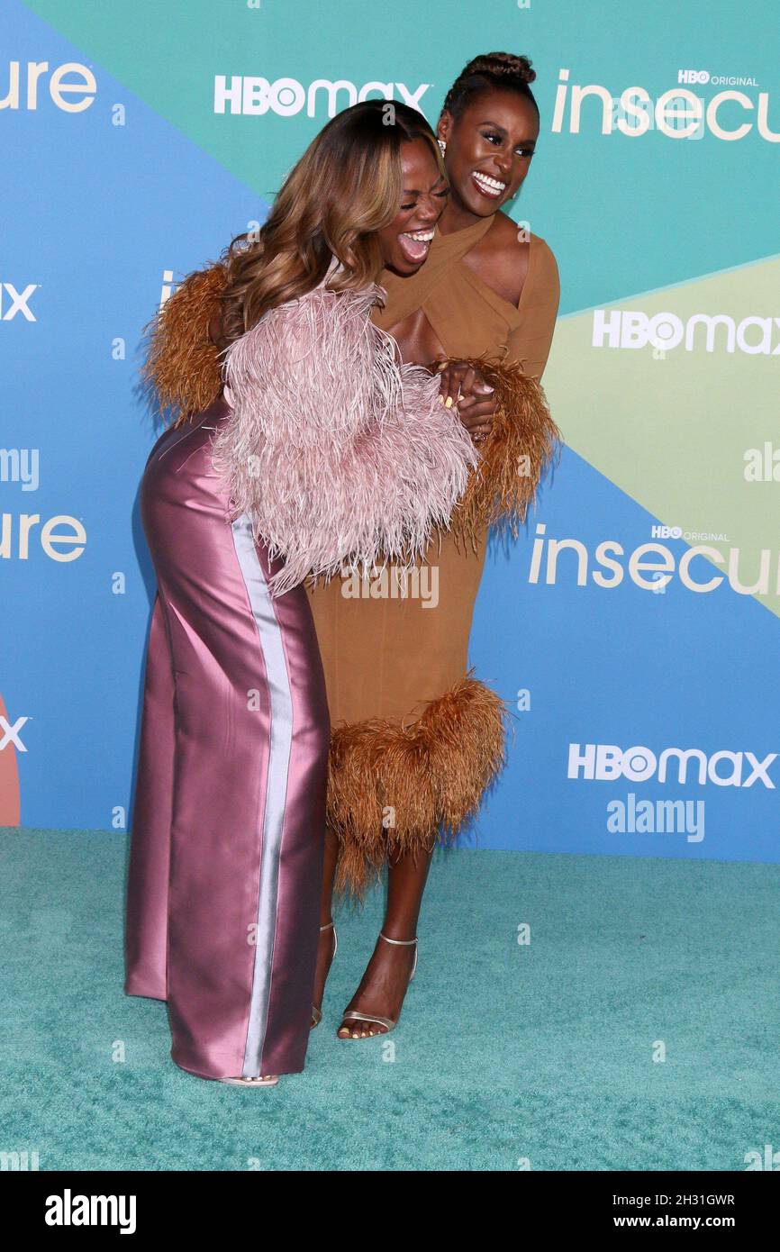 Los Angeles, CA. 21st Oct, 2021. Yvonne Orji, Issa Rae at arrivals for ...
