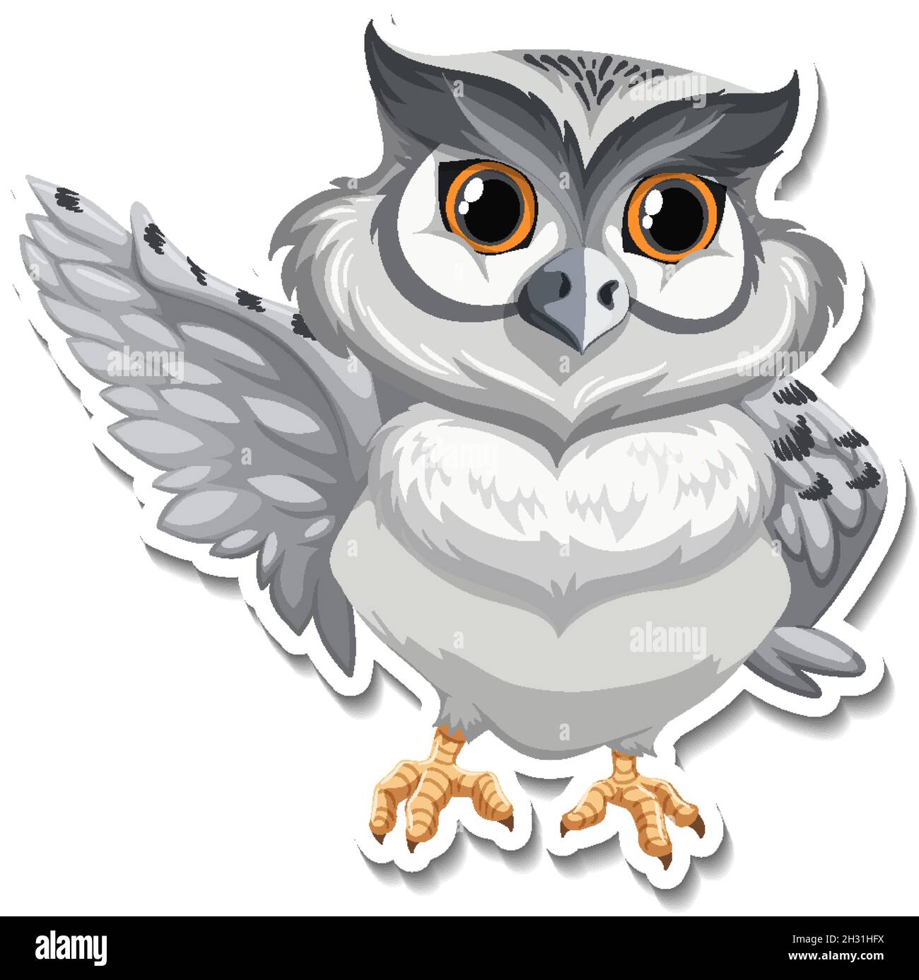 Grey Owl Clip Art