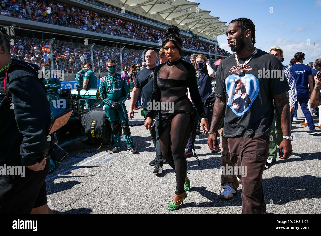 Austin, Texas, United States, 24/10/2021, Singer Megan Thee Stallion on ...
