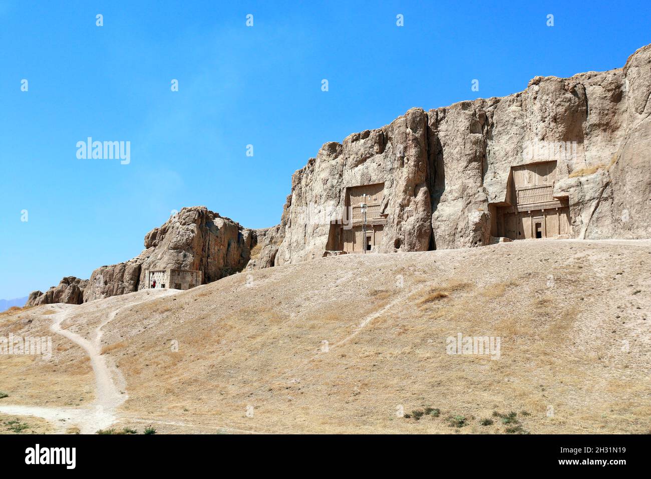 Royal tombs and Cube of Zoroaster (Ka'ba-ye Zartosht ) in ancient ...