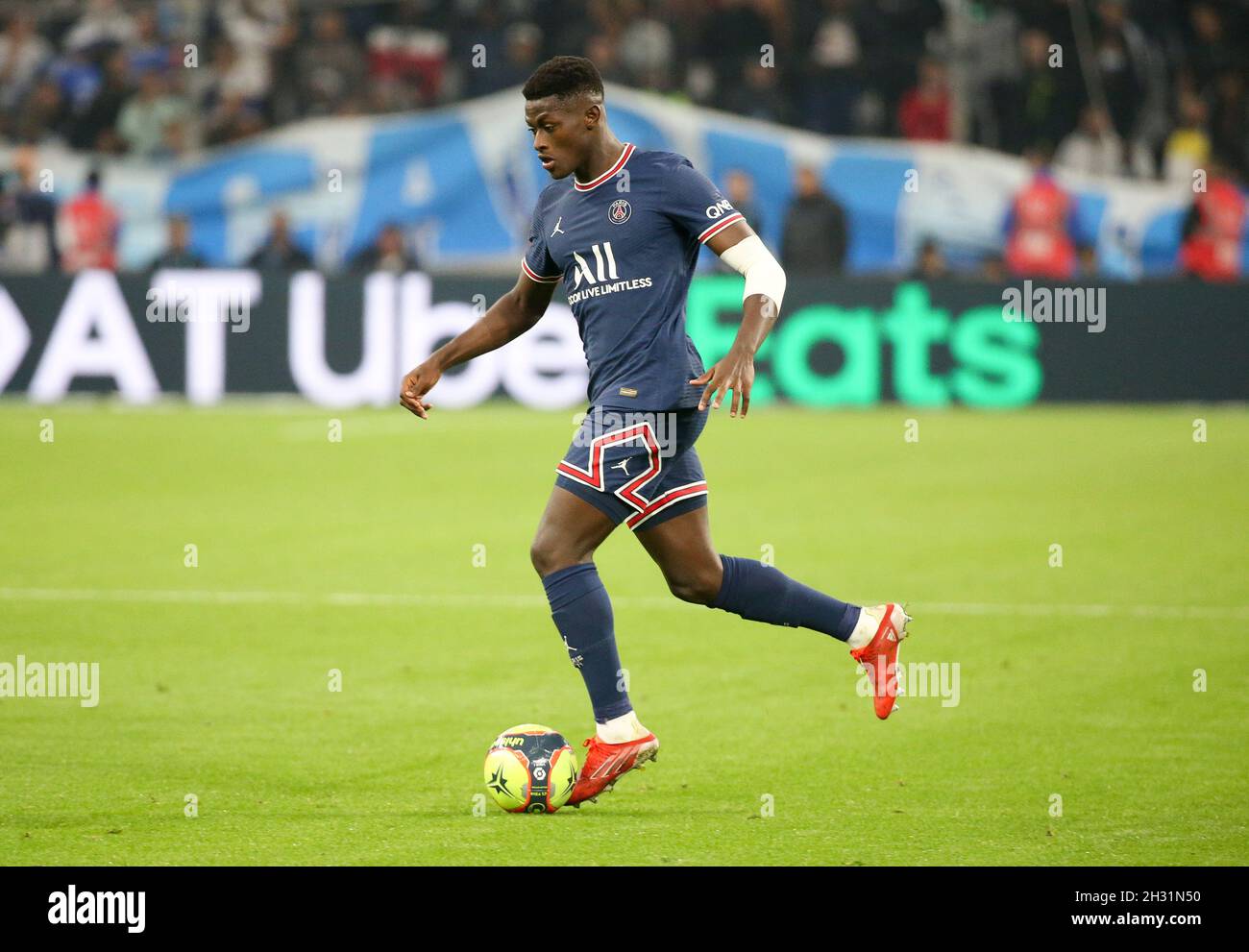 Nuno Mendes of PSG during the French championship Ligue 1 football ...