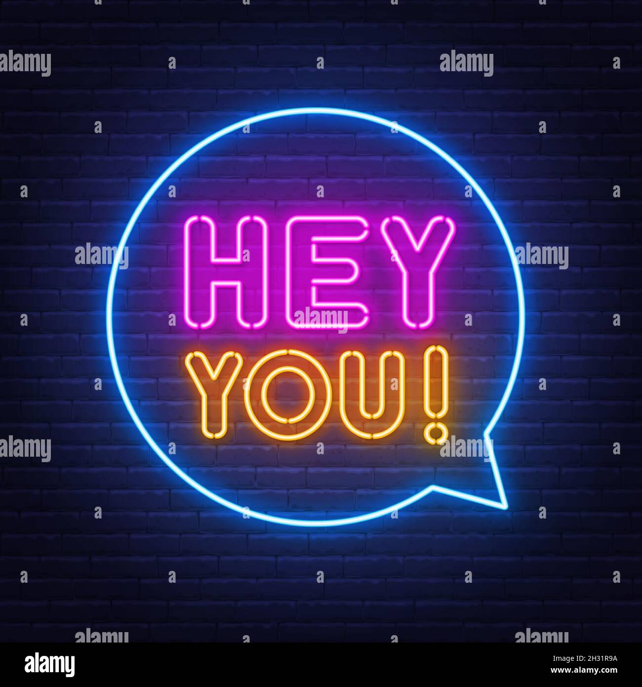 Hey logo design hi-res stock photography and images - Alamy