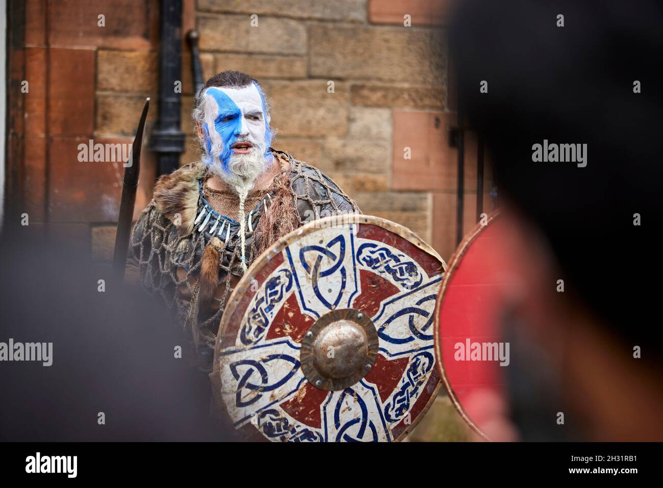 Scottish War Face Paint