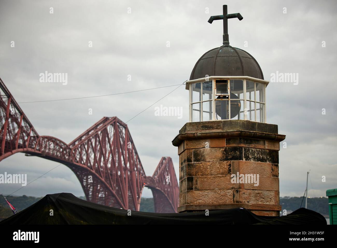 Edinburgh, Scotland, Forth Railway Bridge, from North Queensferry on ...