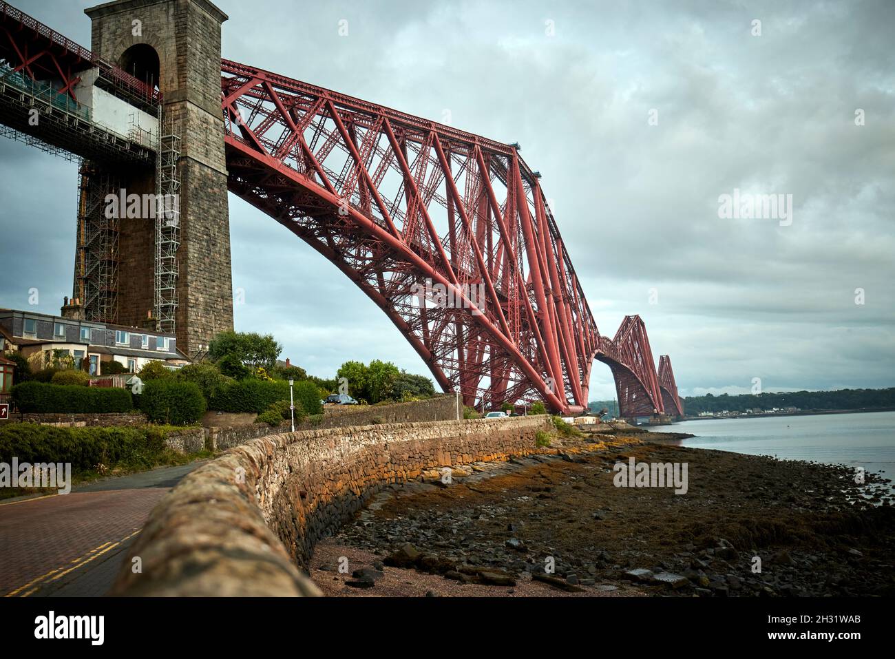 Edinburgh, Scotland, Forth Railway Bridge, from North Queensferry on ...