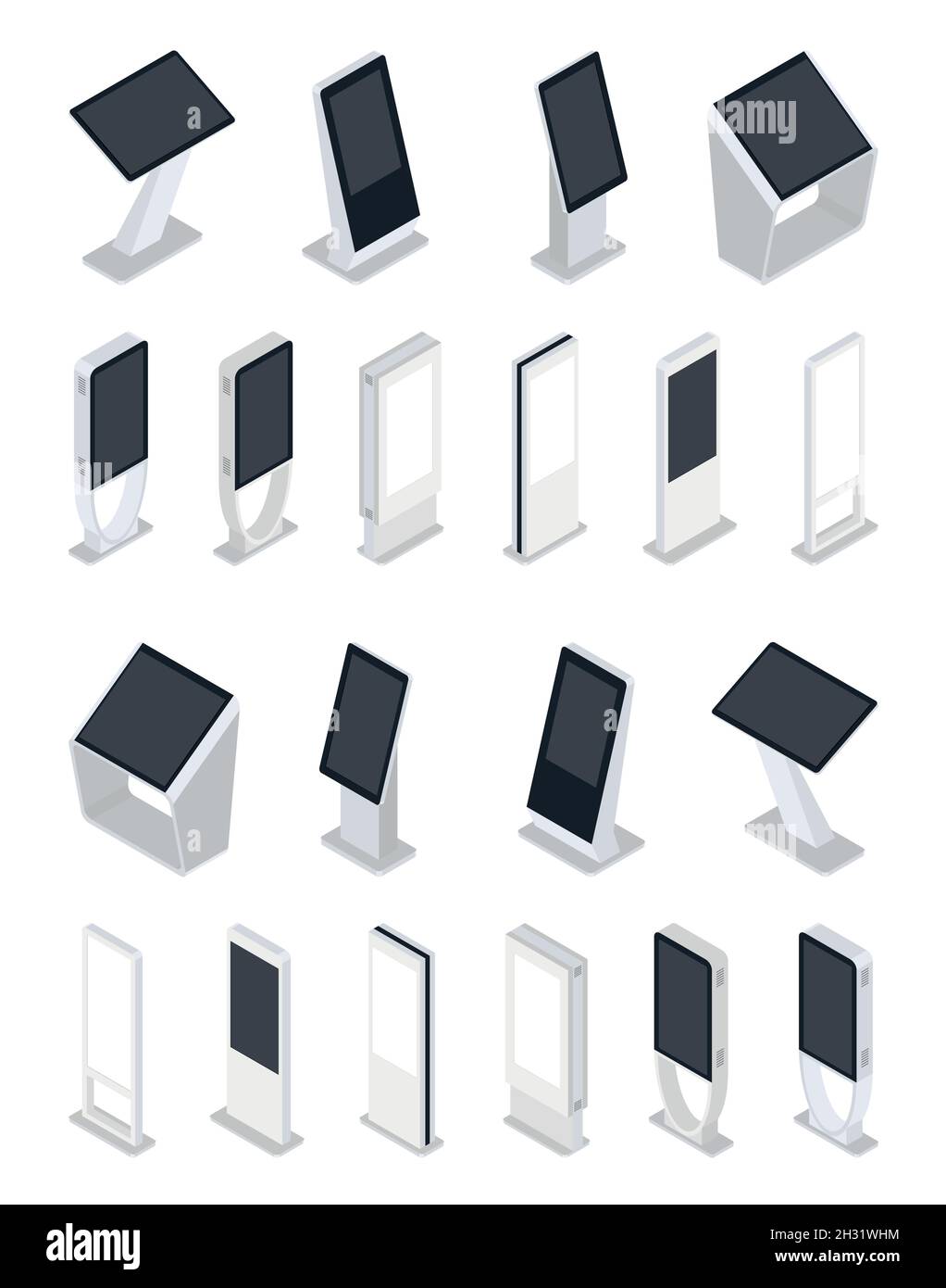 Interactive kiosks Stock Vector Images - Alamy