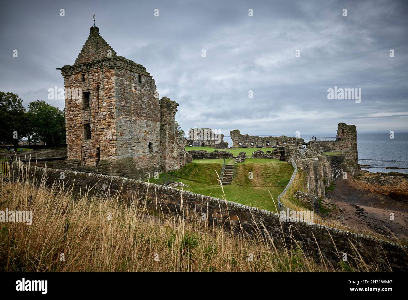 Edinburgh, Scotland, St Andrews CASTLE in Fife Stock Photo - Alamy