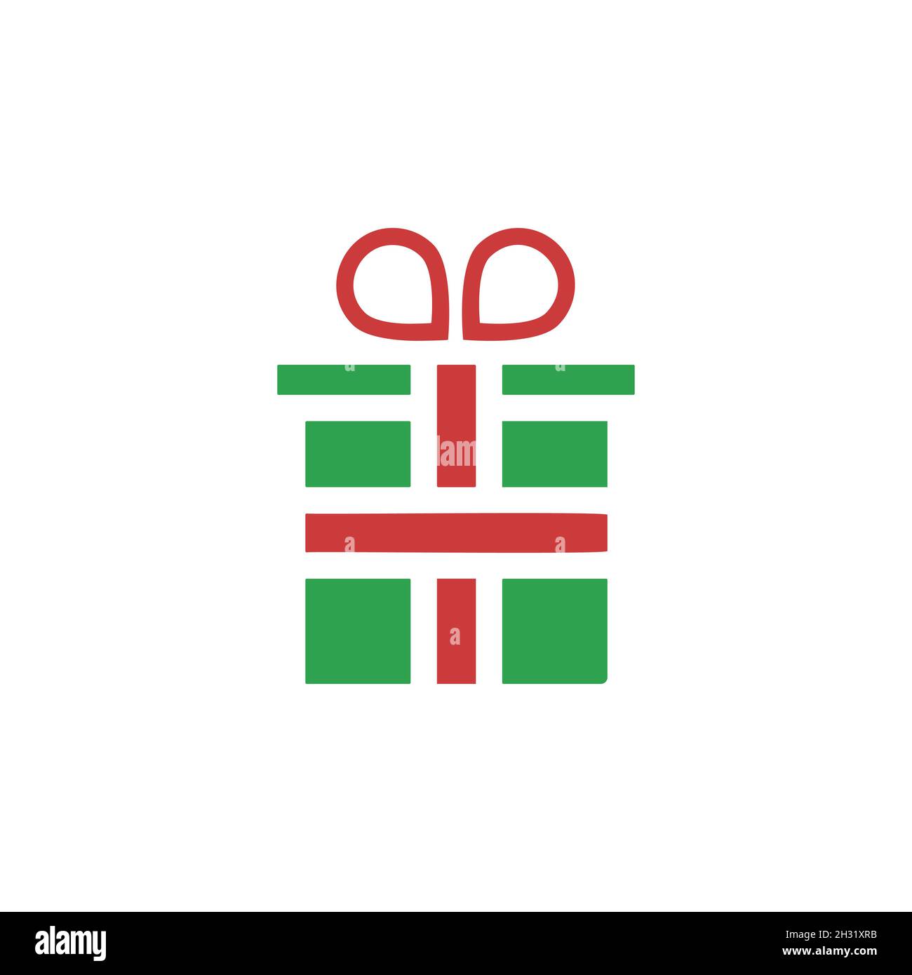 Gift Box vector clip art isolated on white background Stock Vector ...