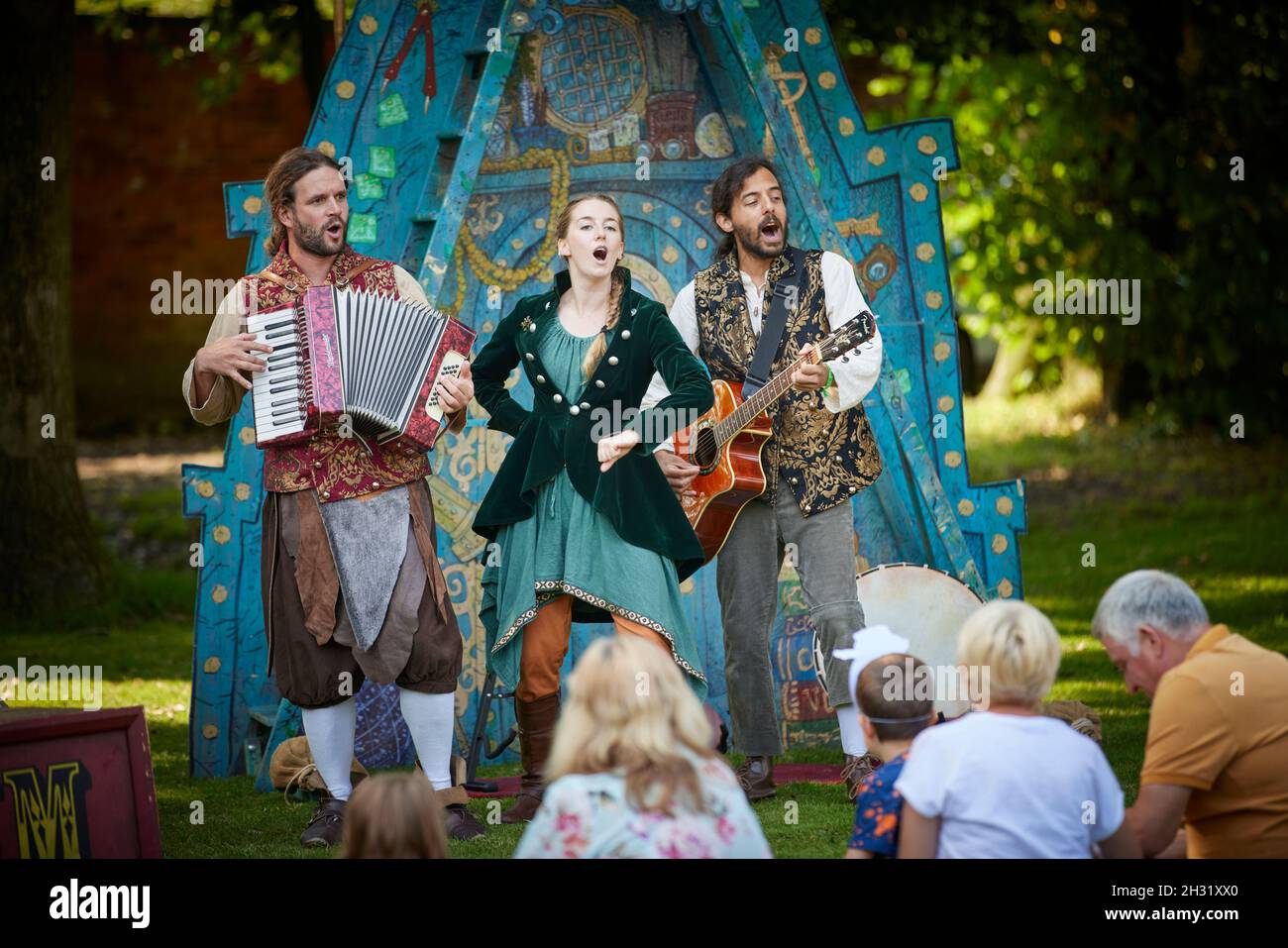 Children and families enjoying the performance of The Hare and the Moon ...
