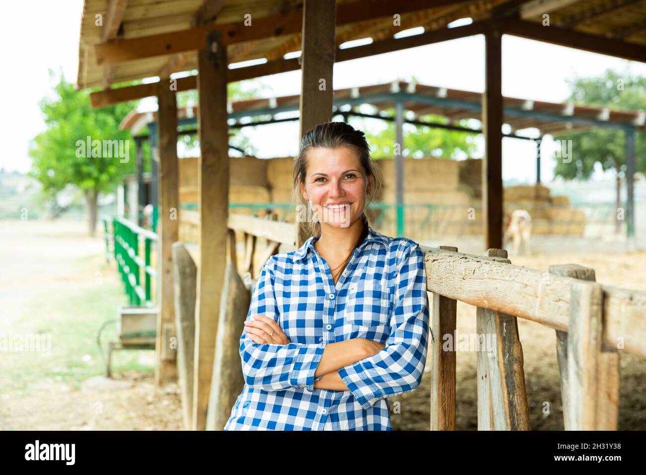 Female rancher farmer hi-res stock photography and images - Alamy