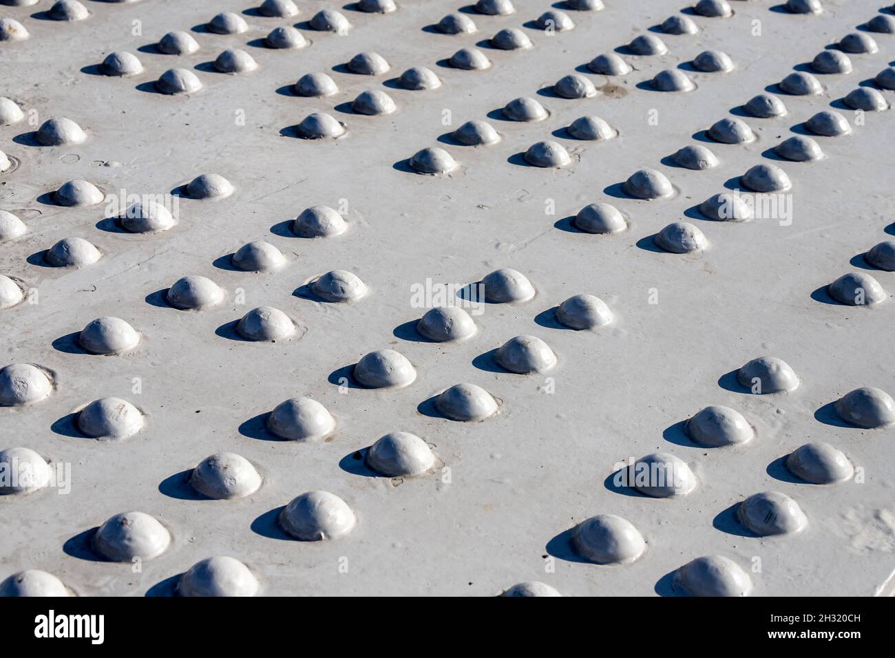Gray metal background with rivets . industrial, texture Stock Photo - Alamy