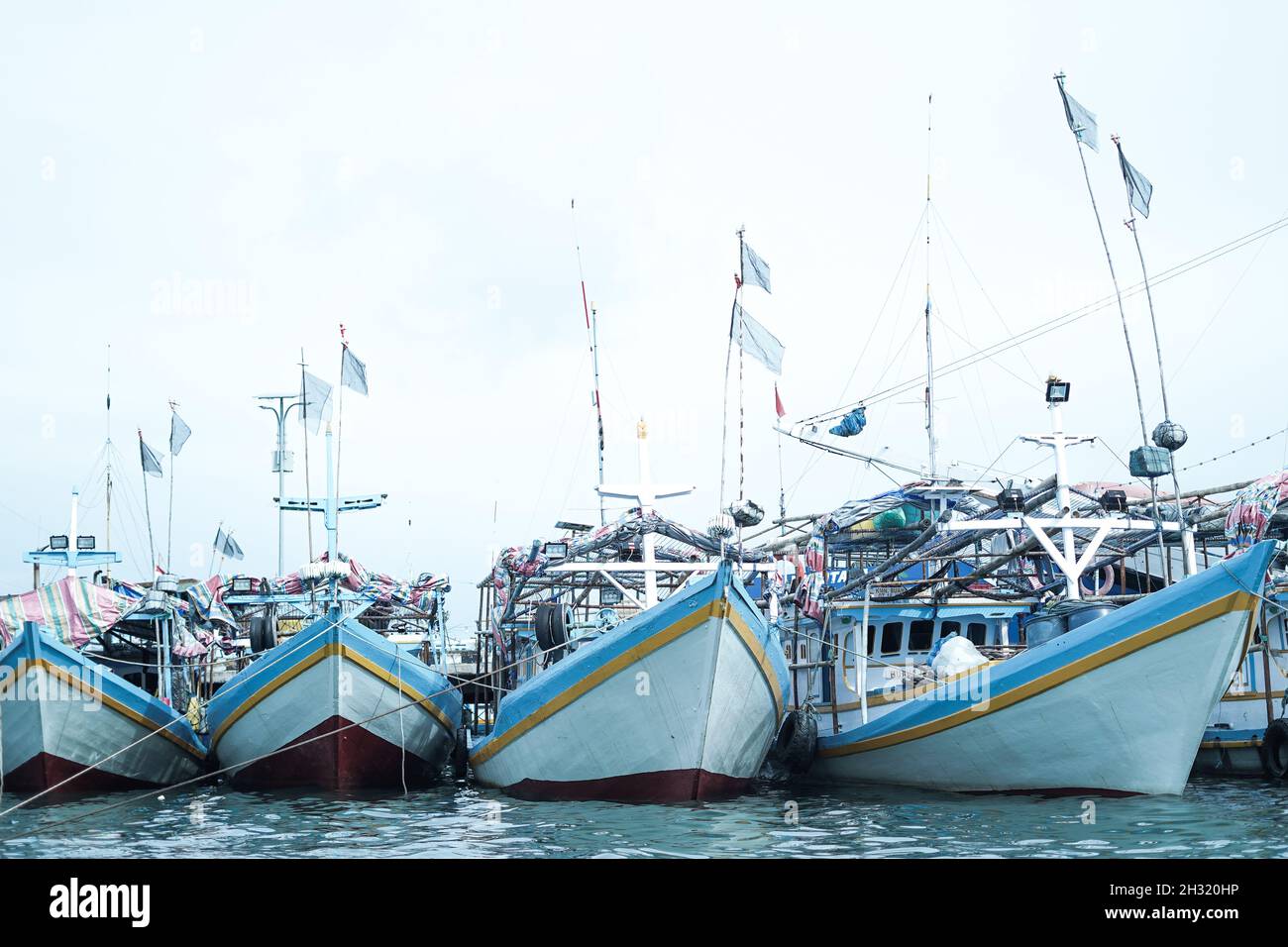 Phinisi Boat in Sorong Harbour, Papua, Indonesia Stock Photo - Alamy