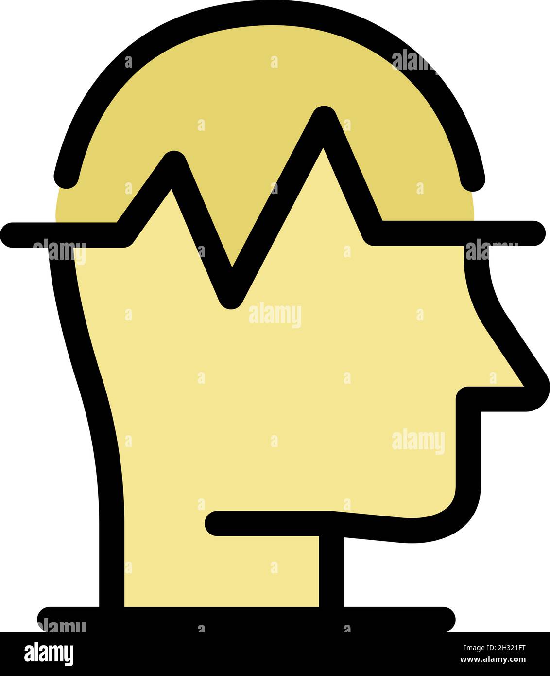 Negative emotions icon. Outline negative emotions vector icon color ...