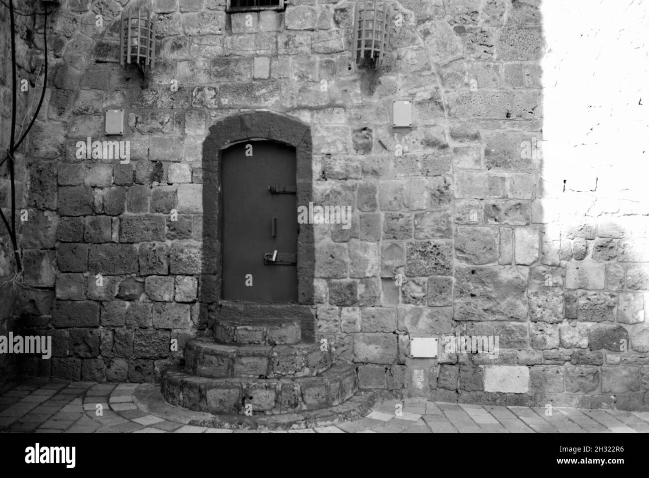 Walkways and alleys of Old Akko, Acre, Israel Stock Photo - Alamy