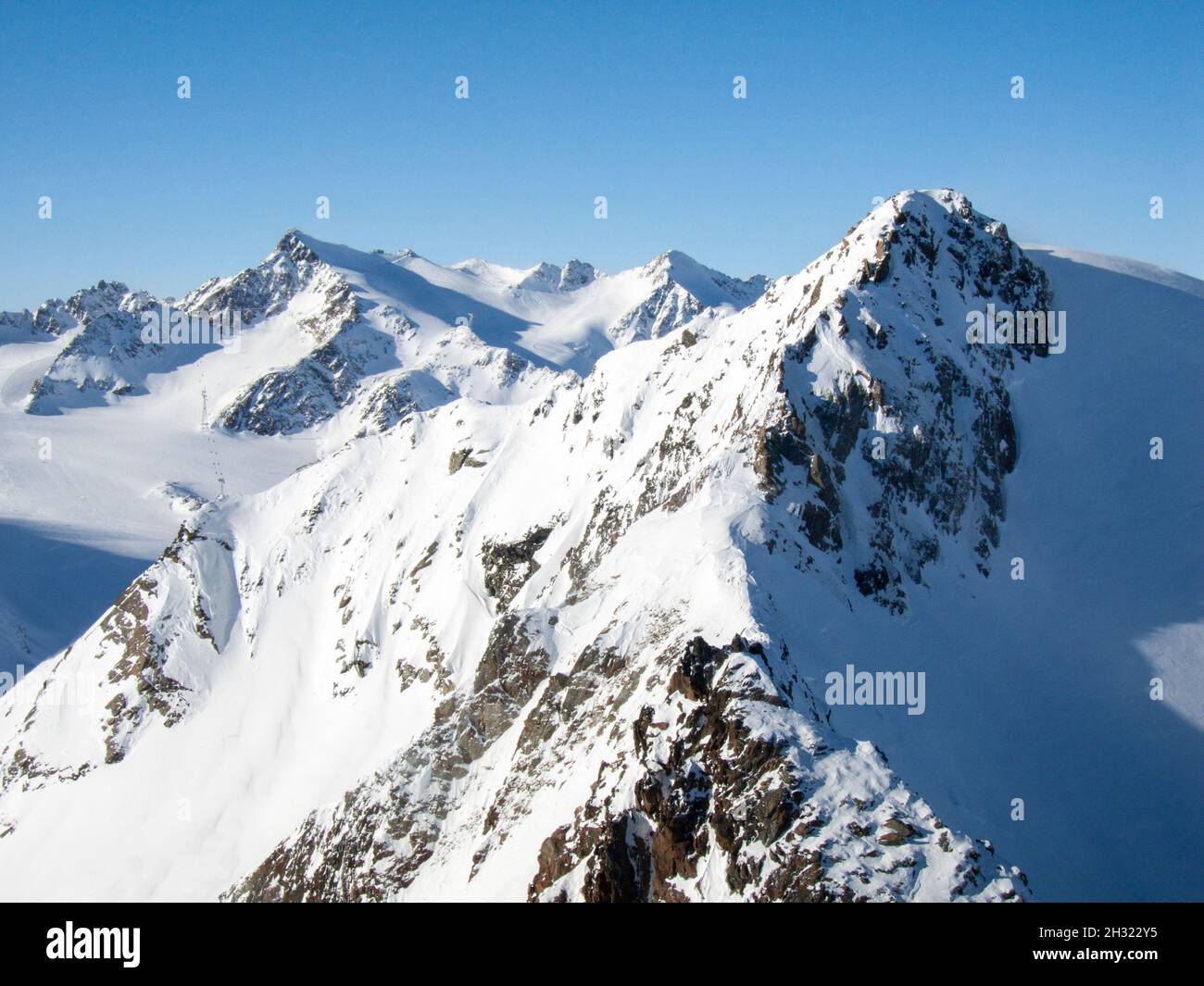Sölden glacier, Ötztal, Tirol, Austria Stock Photo - Alamy