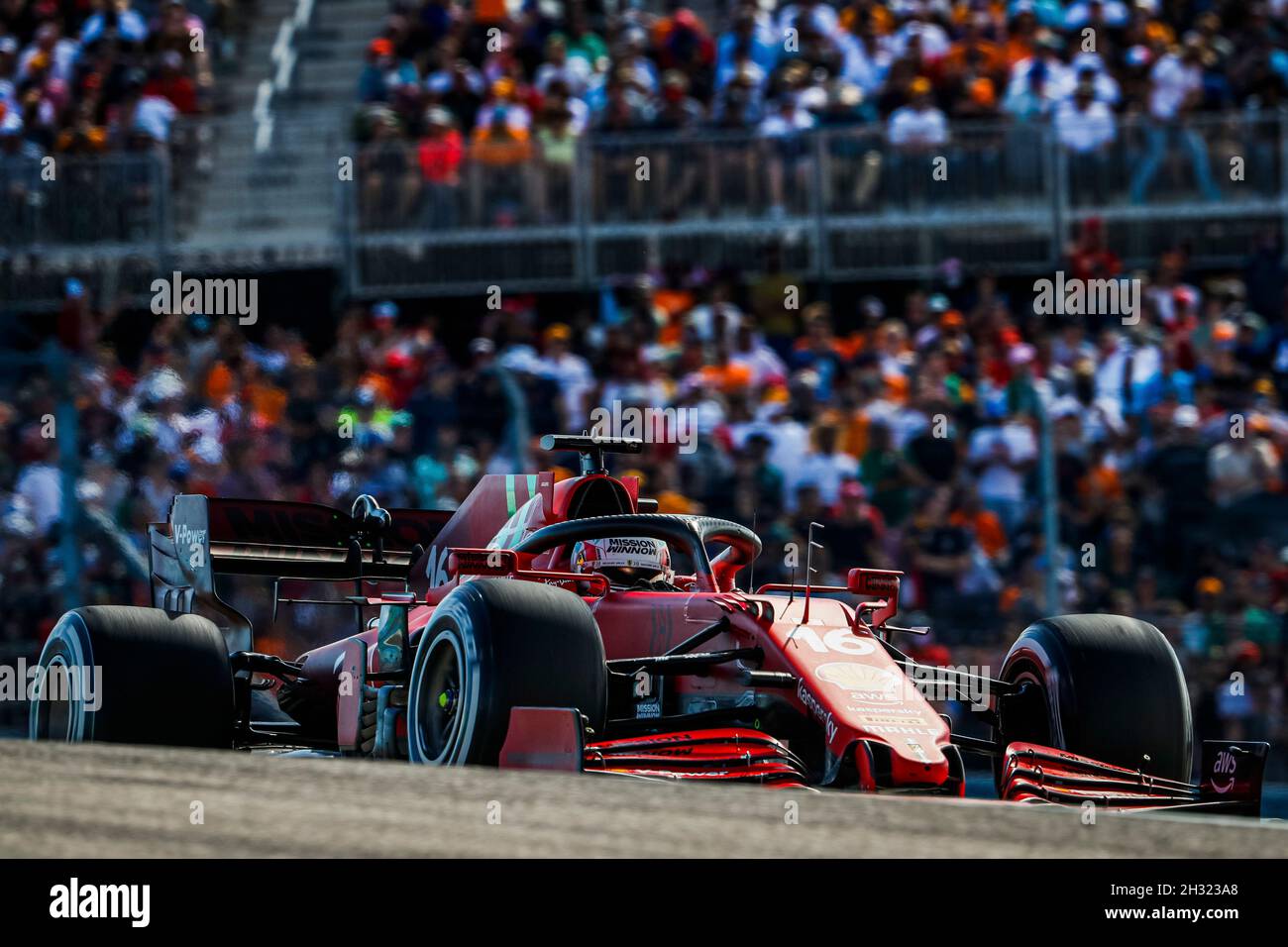 Austin, USA. 24th Oct, 2021. # 16 Charles Leclerc (MON, Scuderia ...
