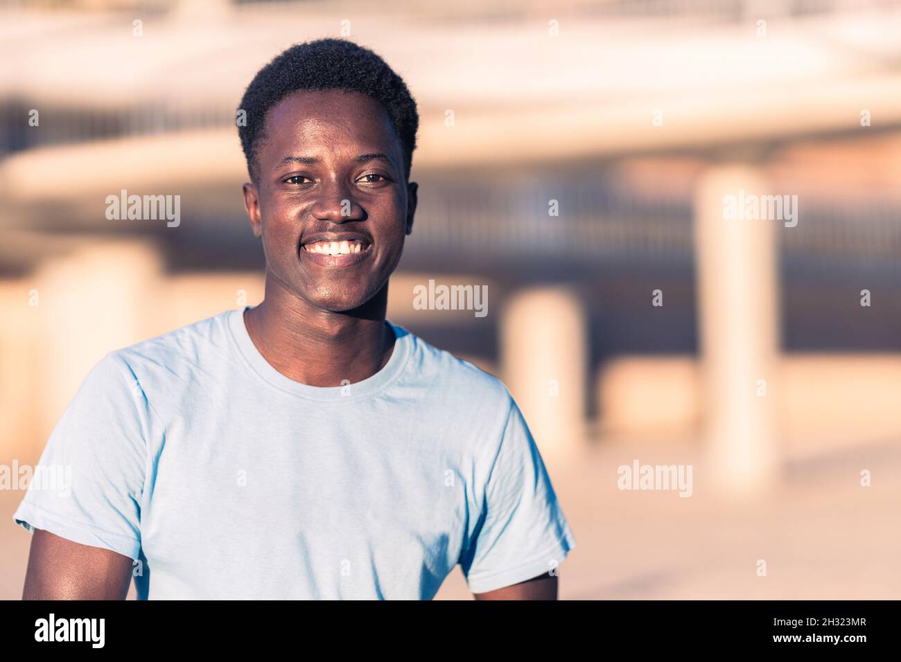 Young african model hi-res stock photography and images - Alamy