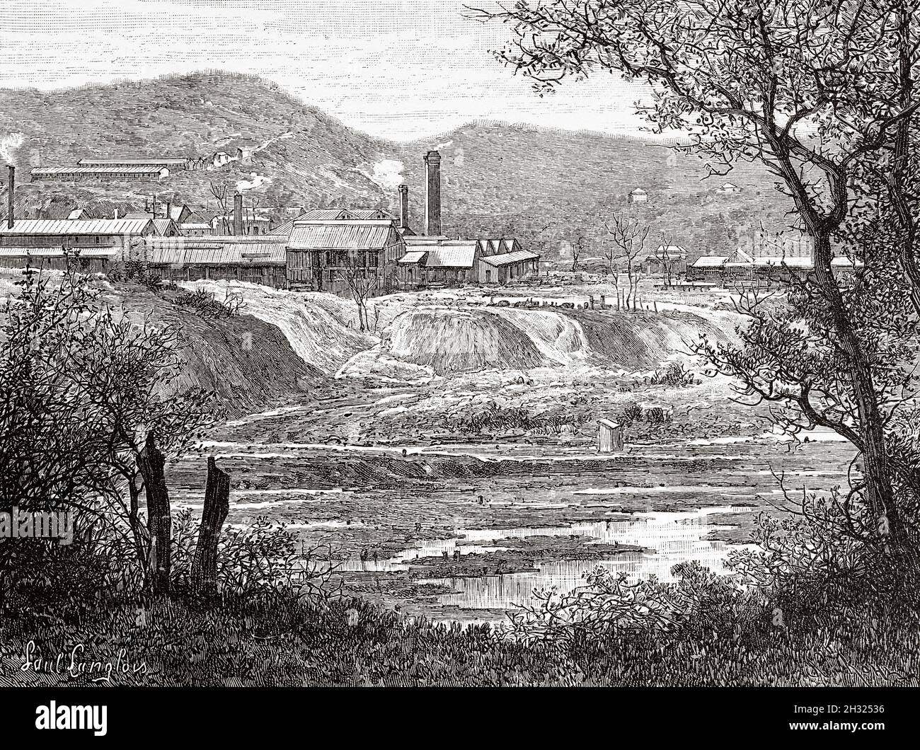 19th century mining village hi-res stock photography and images - Alamy