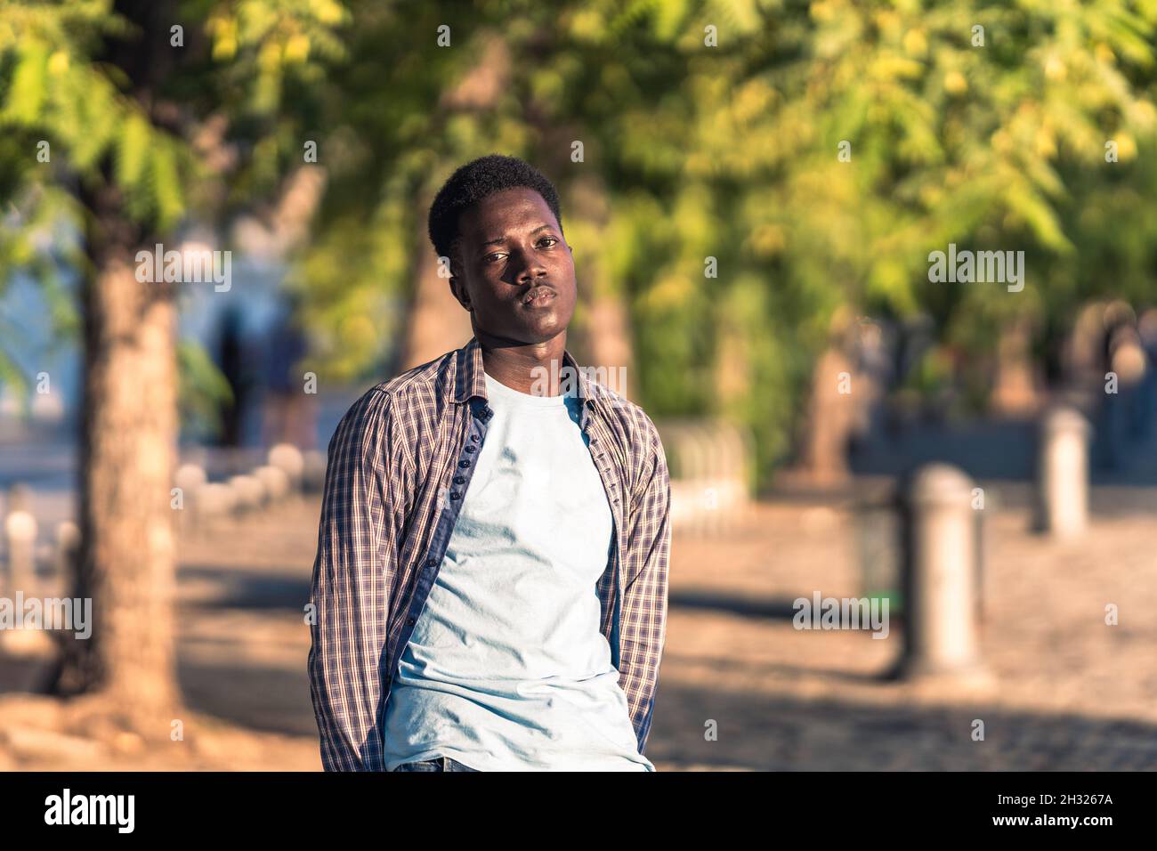 African american man, one, stand hi-res stock photography and images ...
