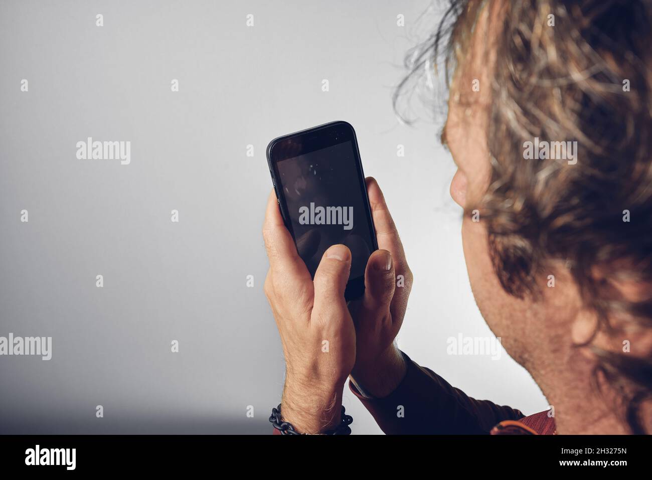 Hand holding equipment hi-res stock photography and images - Alamy