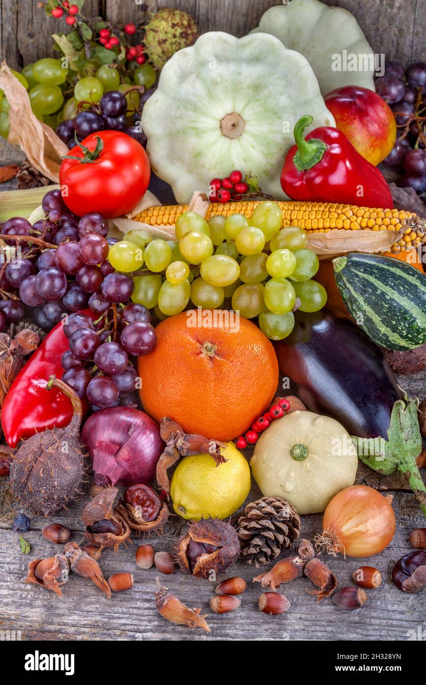 Fruits Nuts Vegetables Harvested In Fall Fruits & Vegetables | Sierra