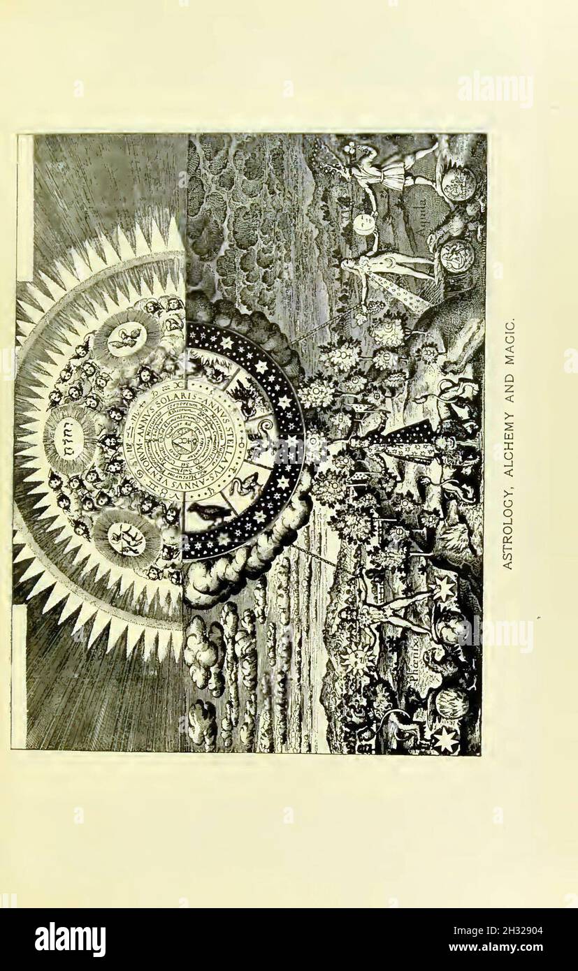 Scan of 18th to 19th-century alchemy text in a workbook Stock Photo - Alamy
