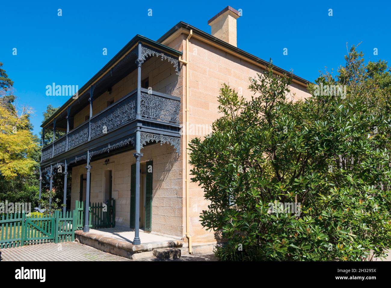 Grandview in Pymble, Sydney, Australia is a Georgian revival two storey ...