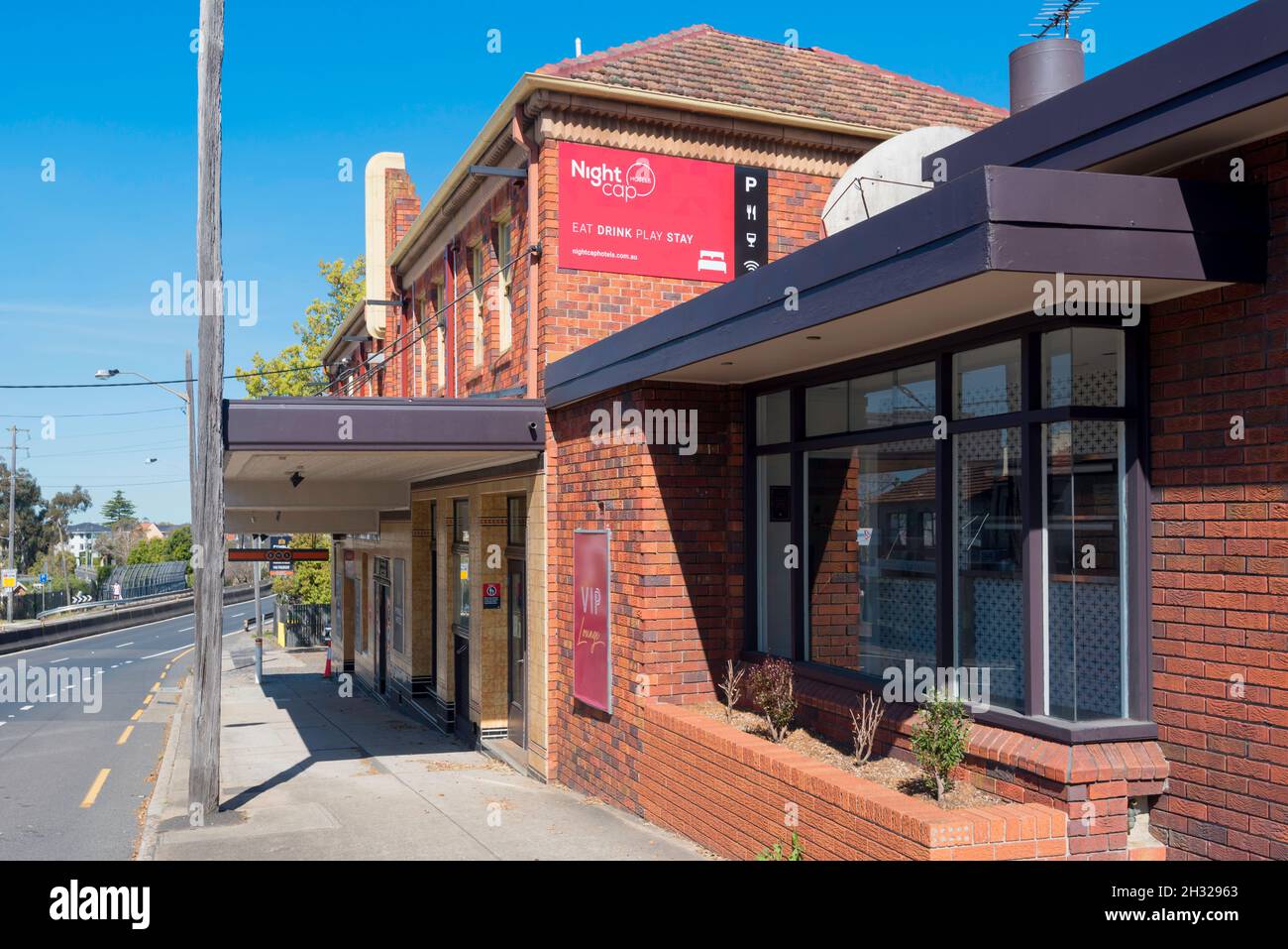 The c.1936 constructed, Art Deco styled Pymble Pub (Hotel) sits on the ...