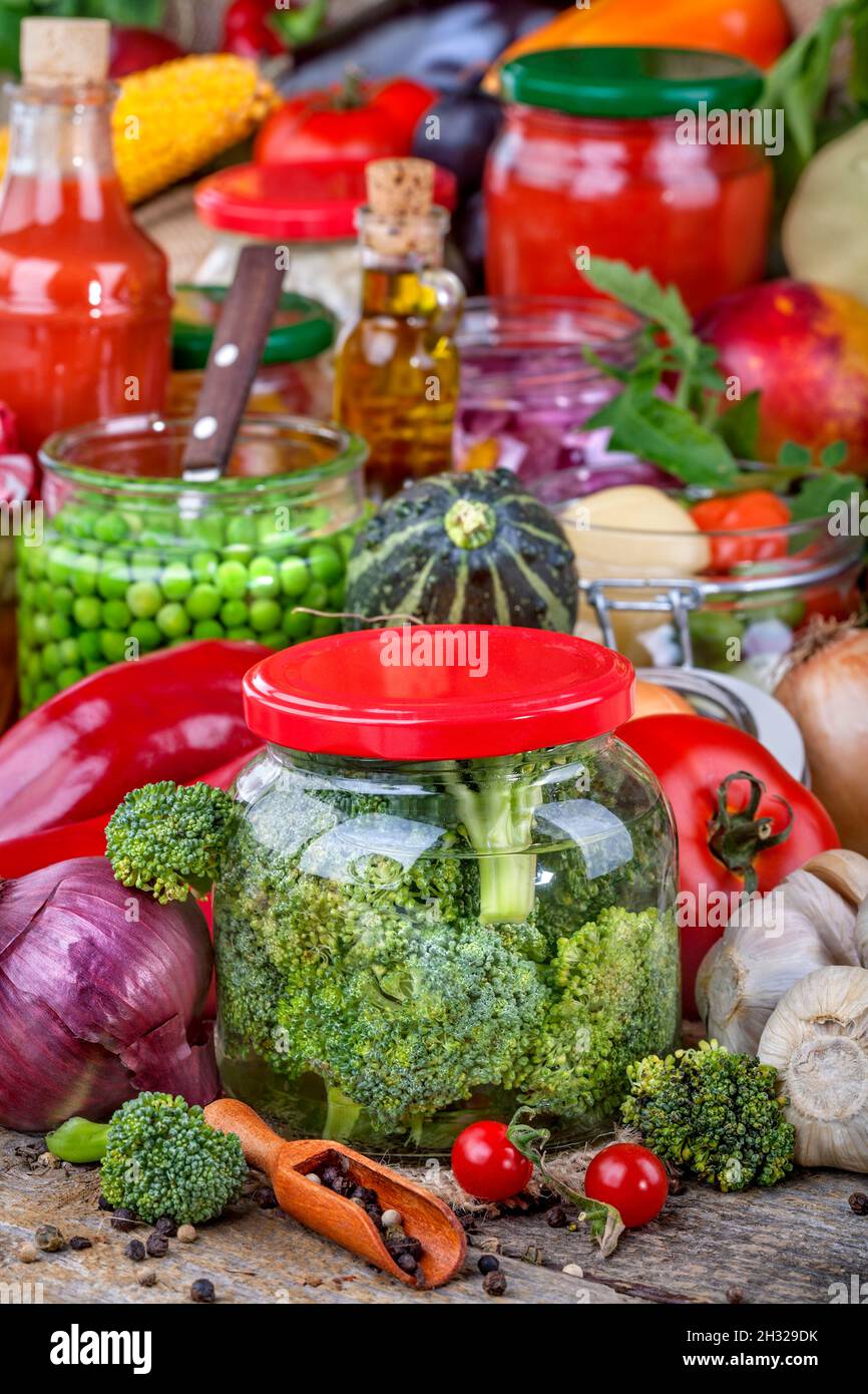 Preservation of healthy fresh fruit and vegetables Stock Photo - Alamy