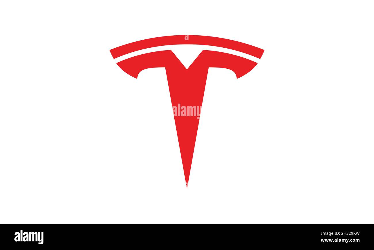 Tesla logo. Vector illustration Stock Vector Image & Art - Alamy