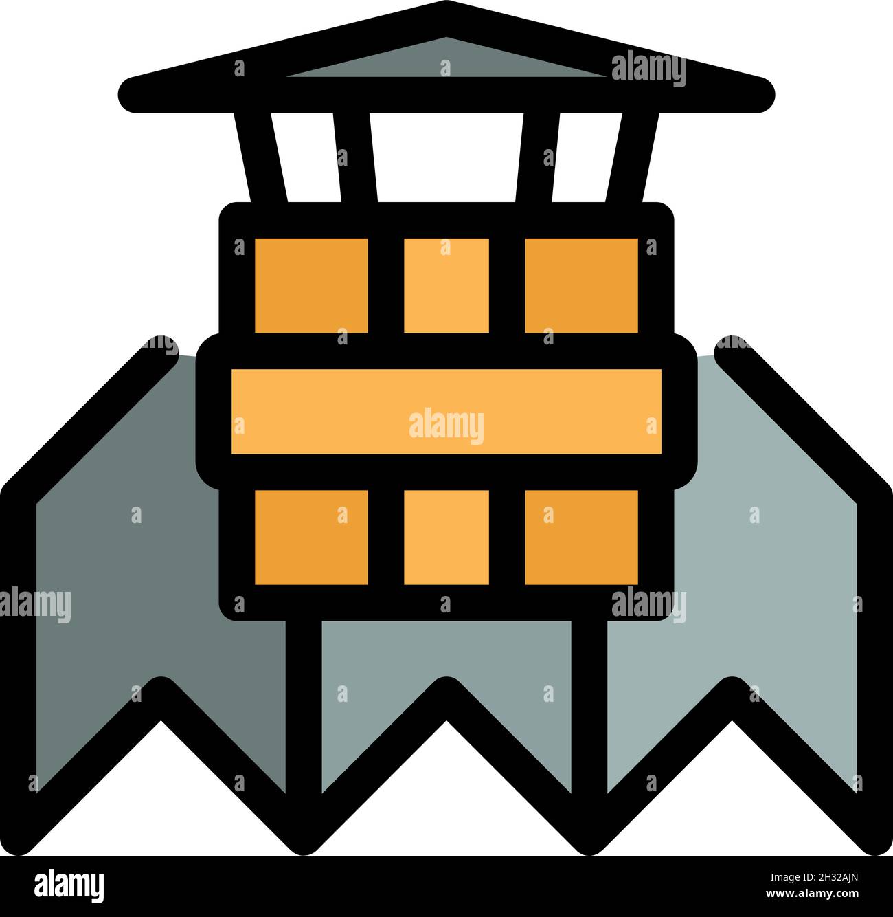 NAME icon. Outline NAME vector icon color flat isolated Stock Vector ...