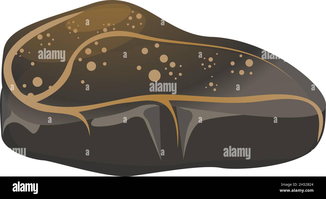 Stone. Isolated on white. Vector illustration Stock Vector Image & Art ...