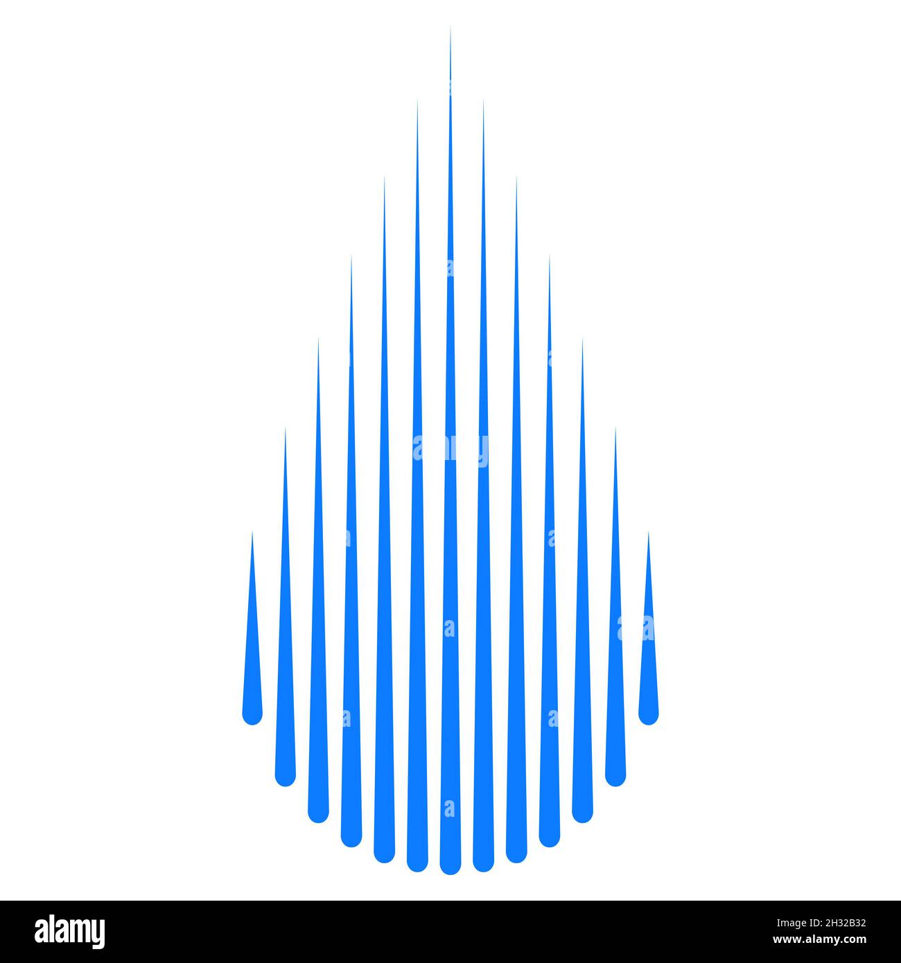 Water drop pattern of vertical dripping stripes of droplets stock ...