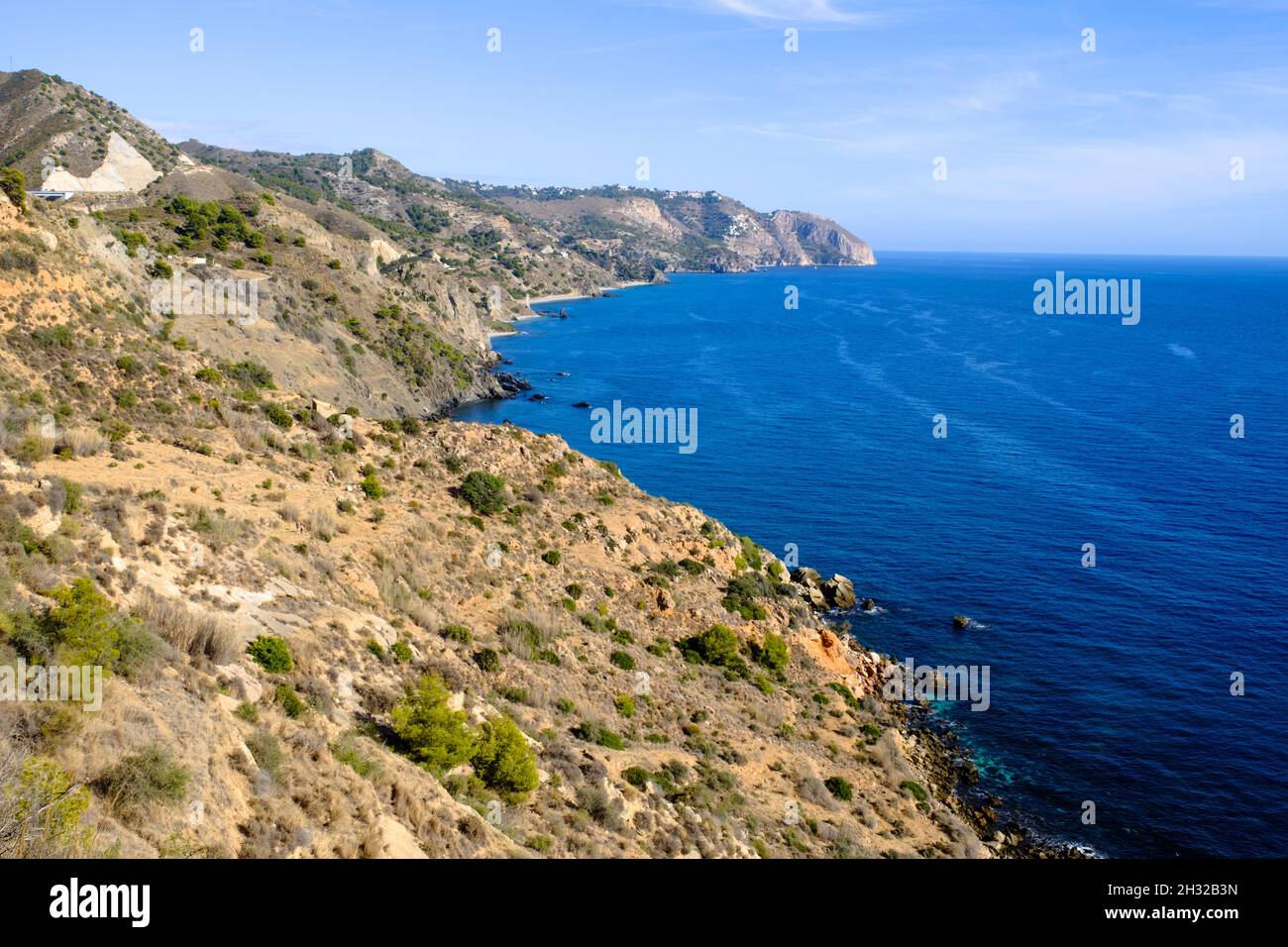Cliffs of maro malaga hi-res stock photography and images - Alamy