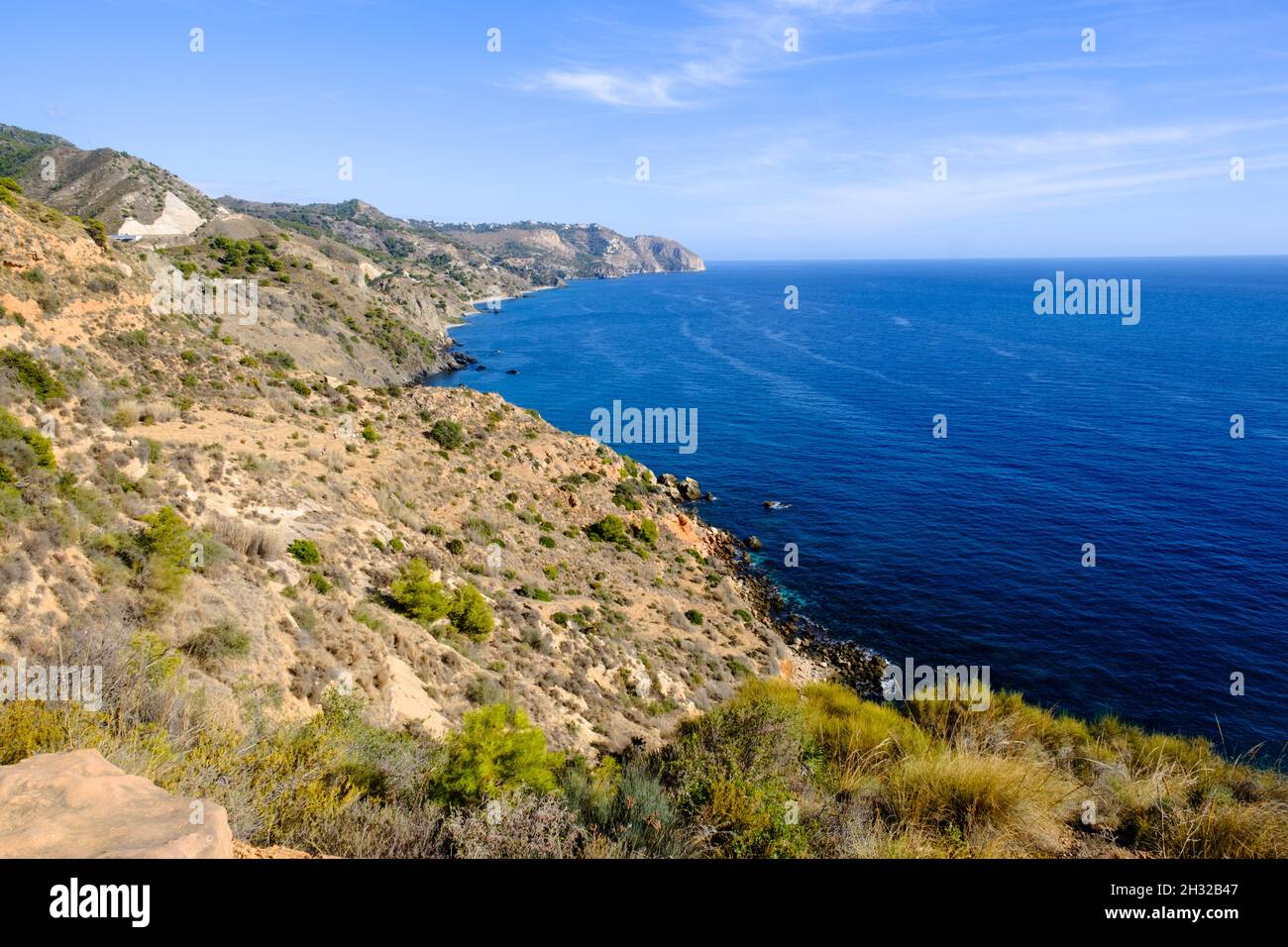 Cliffs of maro malaga hi-res stock photography and images - Alamy