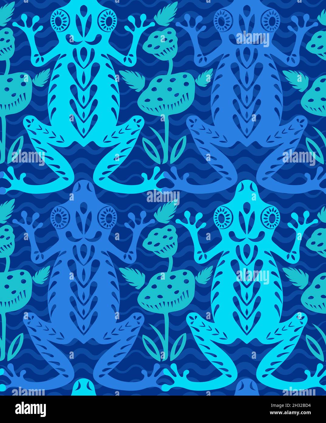 Reed frogs on water lily hi-res stock photography and images - Alamy