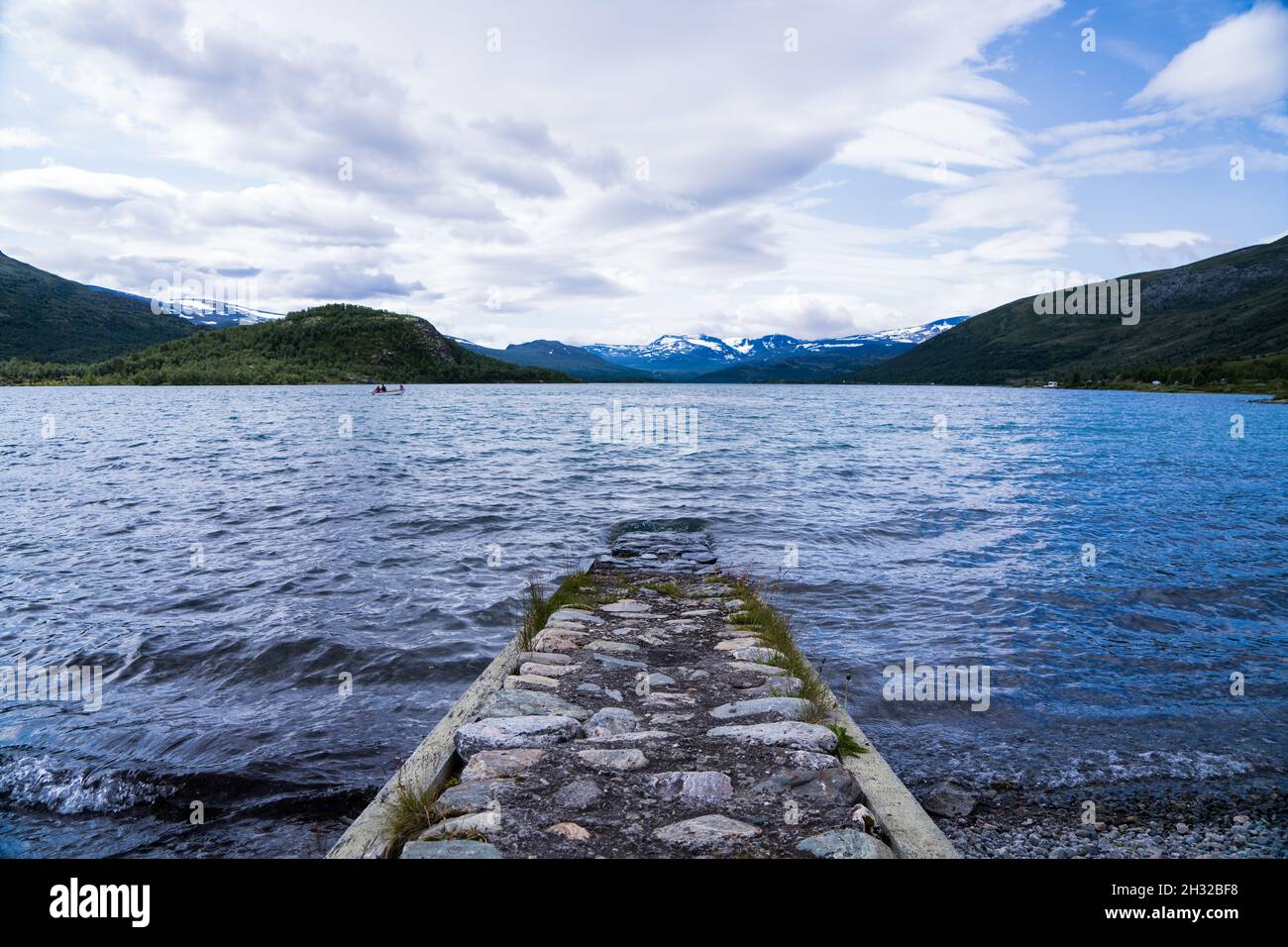 Lake gjende boat hi-res stock photography and images - Alamy